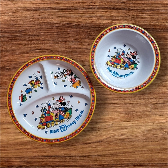 Disney | Other | Vtg Walt Disney World Mickey Mouse Divided Plastic ...